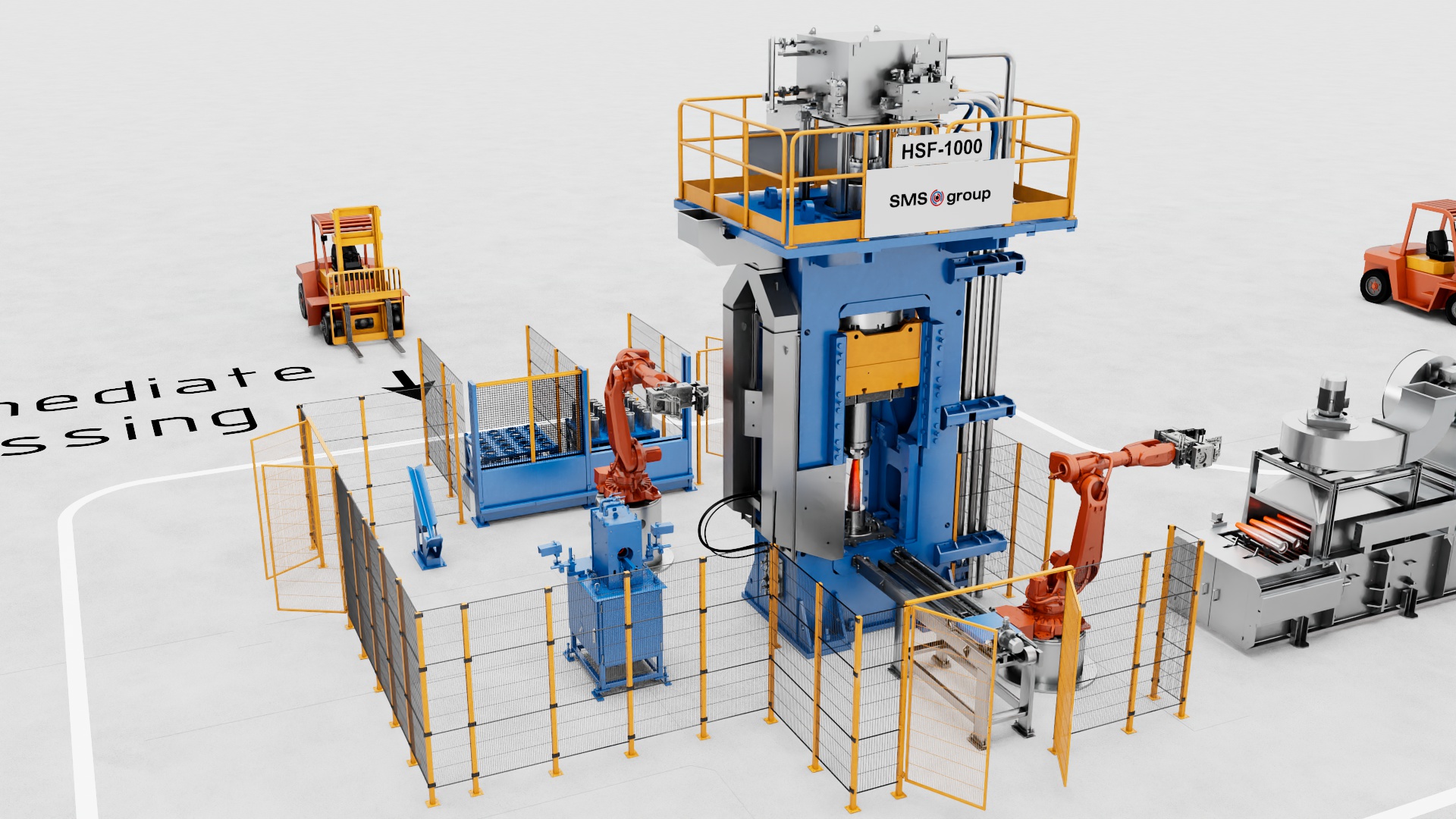Fully automatic forging line for shells and hollow components - SMS ...