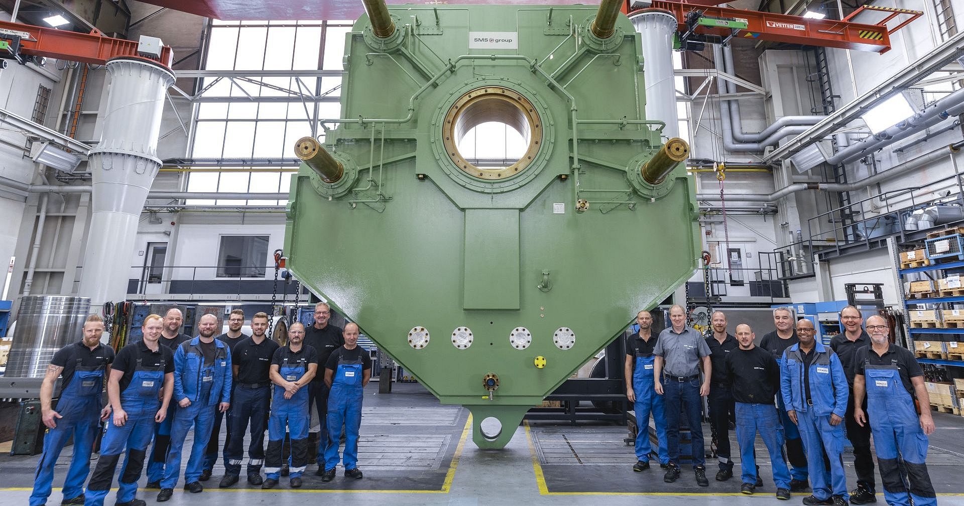 Celebrating the 100th converter tilt drive from Hilchenbach - SMS group ...