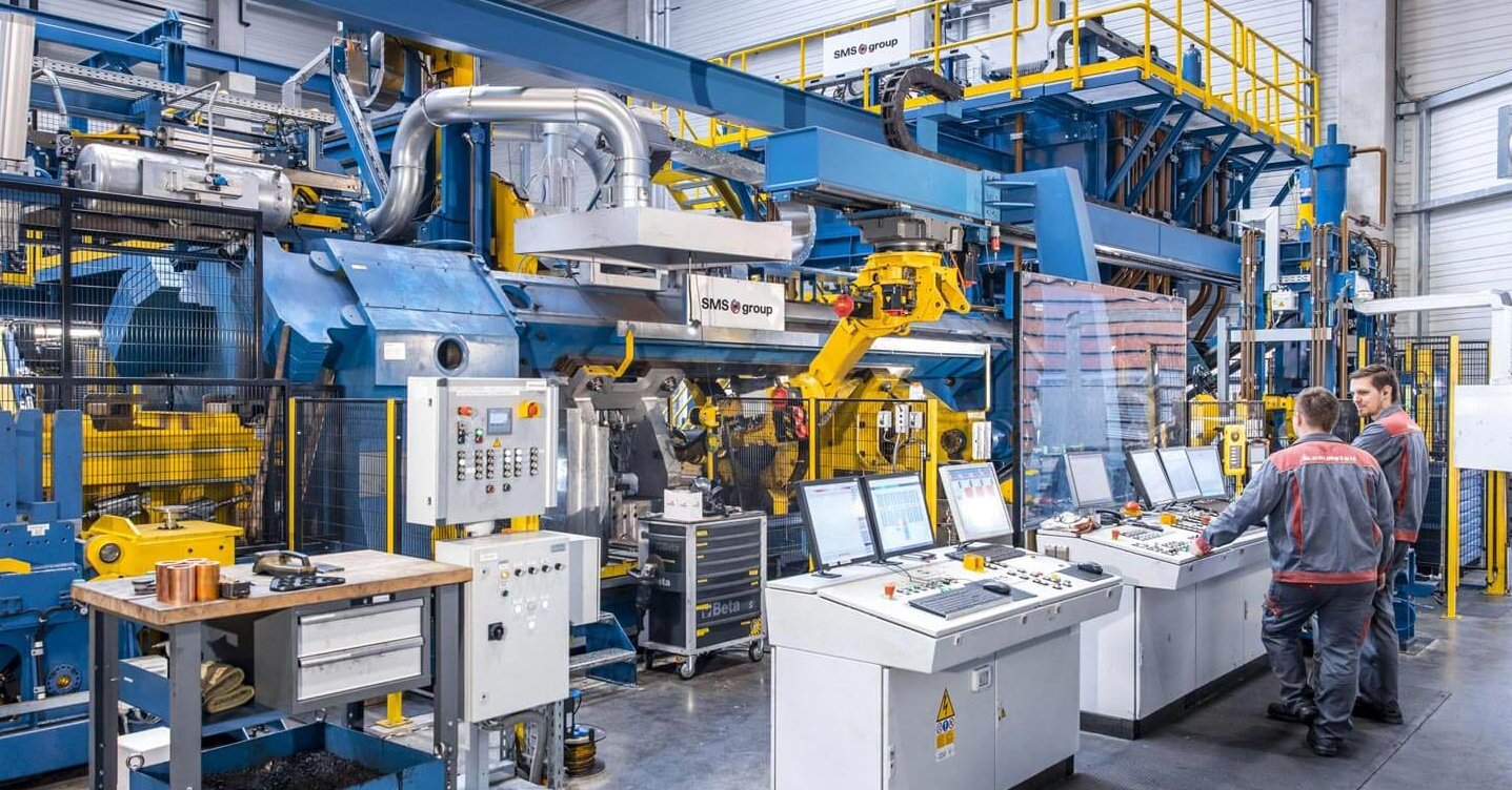 Extrusion presses for heavy metals - SMS group GmbH