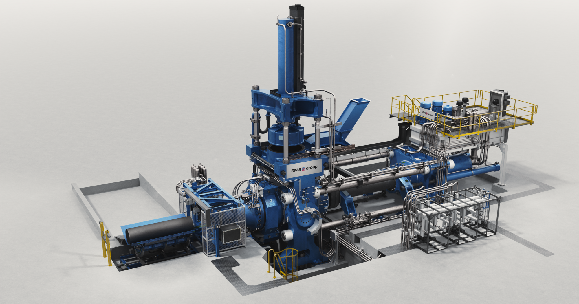 Extrusion presses for carbon electrodes - SMS group GmbH