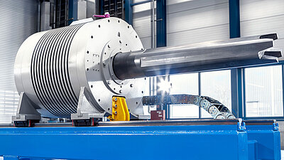 Innovation: Direct drive for an edge scrap coiler - SMS group GmbH