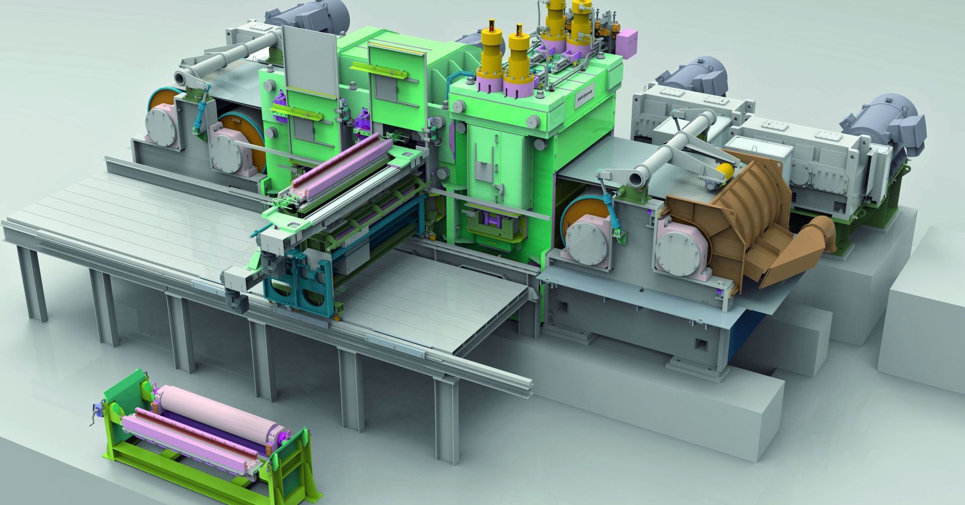 Tension leveling technology for high-strength strip - SMS group GmbH