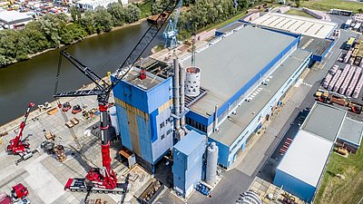 Replacement of copper shaft furnace in three weeks only - SMS group GmbH